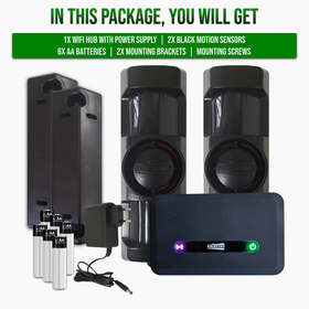 Kwebeams Wireless Outdoor Alarm Kit with App Functionality | Shop Today ...