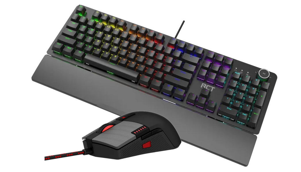 RCT Wired Mechanical RGB Gaming Keyboard & Mouse Combo | Shop Today ...