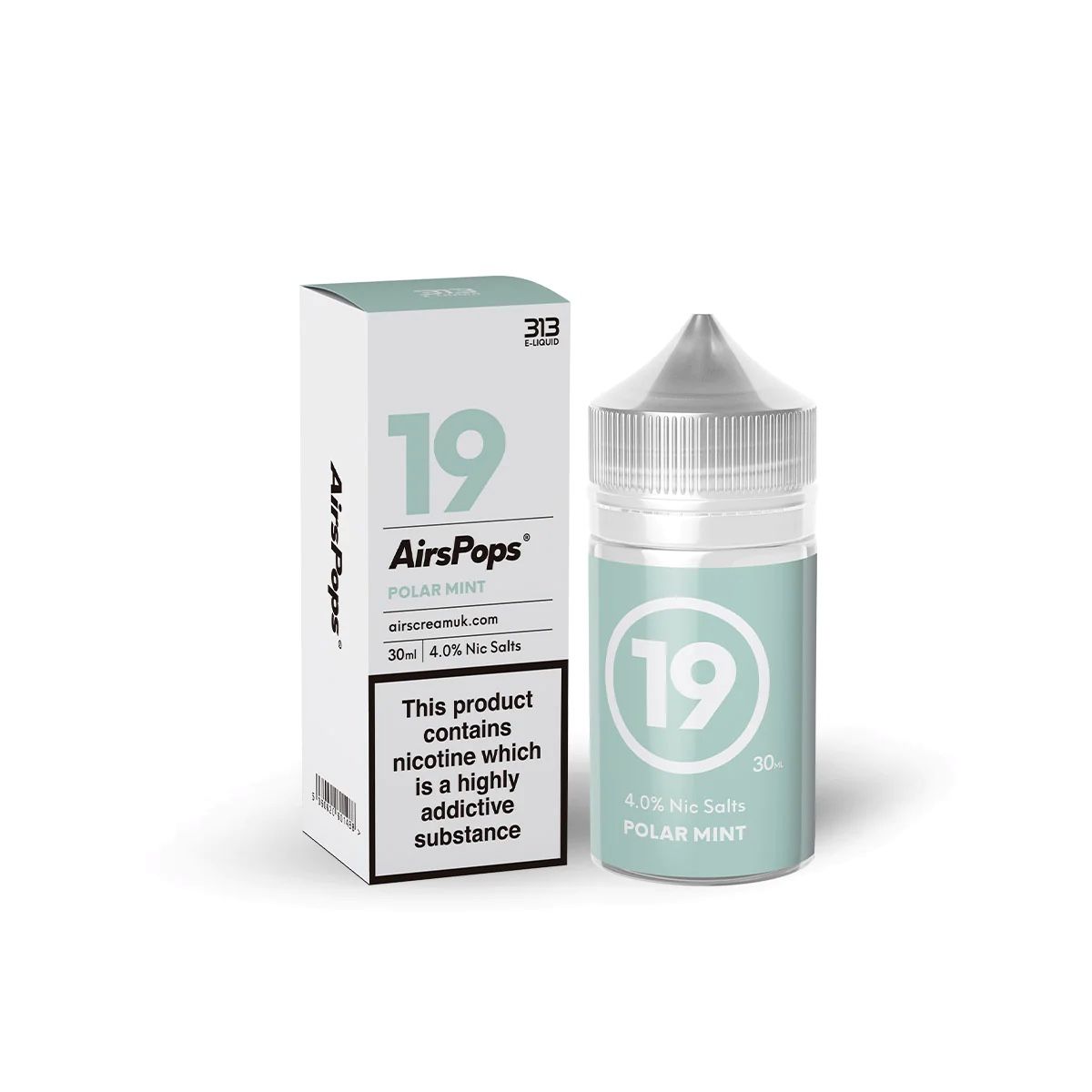 Airscream - E-Liquids - Polar Mint - 30ml - 4% Nic Salts | Shop Today. Get it Tomorrow ...