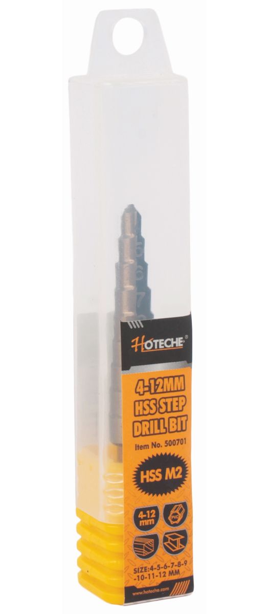 Hoteche 4-12mm 9 Step HSS Drill Bit | Shop Today. Get it Tomorrow ...