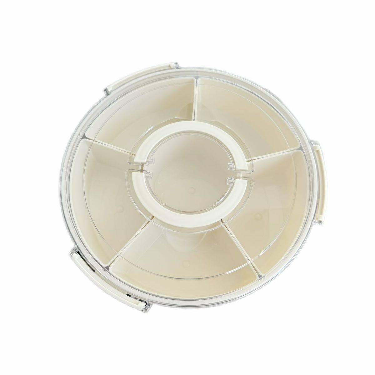 6 Compartments Spinning Food Storage Container Organizer | Shop Today ...