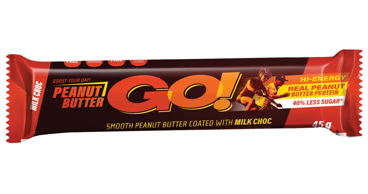 Peanut Butter GO - Milk Chocolate Bar - 45g x 20 Bars | Shop Today. Get ...