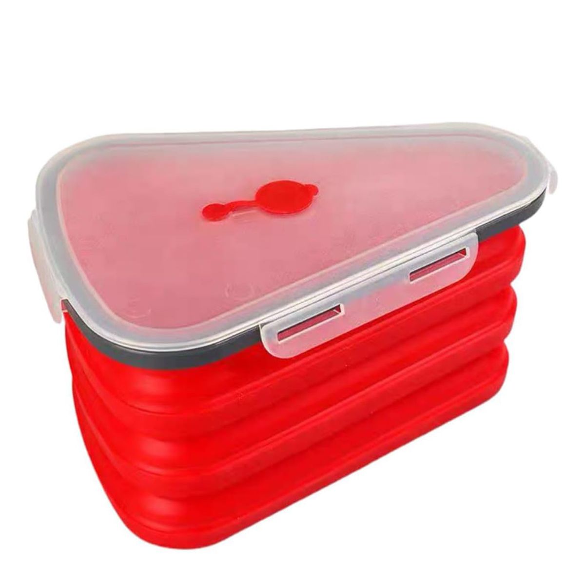 Slicone Pizza Storage Container Reusable Slicone Pizza Storage Box with ...