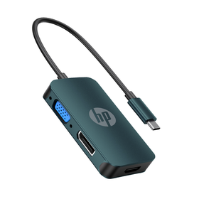 HP Type-C 3-in-1 Display Adapter - VGA/ HDMI/ DisplayPort | Shop Today ...