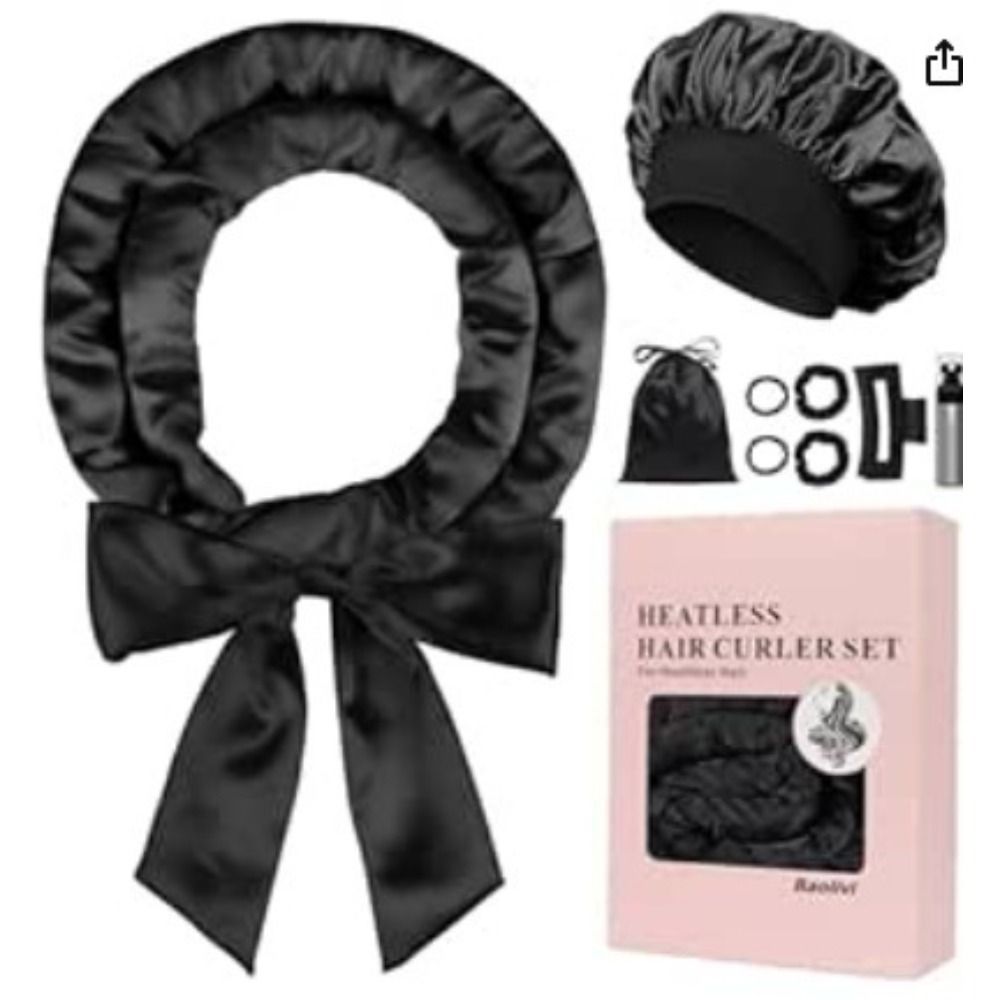 Satin Heatless Curling Set, Heatless Curls Overnight Hair Curler | Shop ...