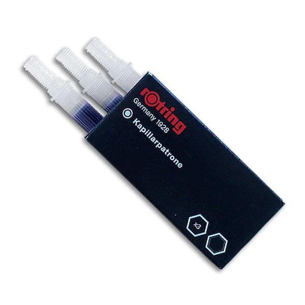 rOtring Rapidograph ink - capillary cartridges - Box of 3 - Red Ink ...