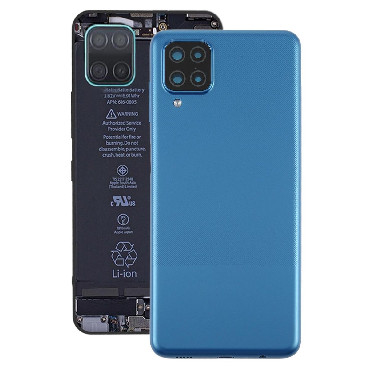 Quality BLUE Back Cover Replacement For SAM A12 | Shop Today. Get it ...