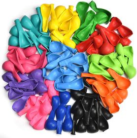 Multi-Coloured Party Balloon - Pack of 100 | Shop Today. Get it ...