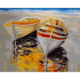 Paint by Numbers DIY Kit - Boats on the Beach | Shop Today. Get it ...