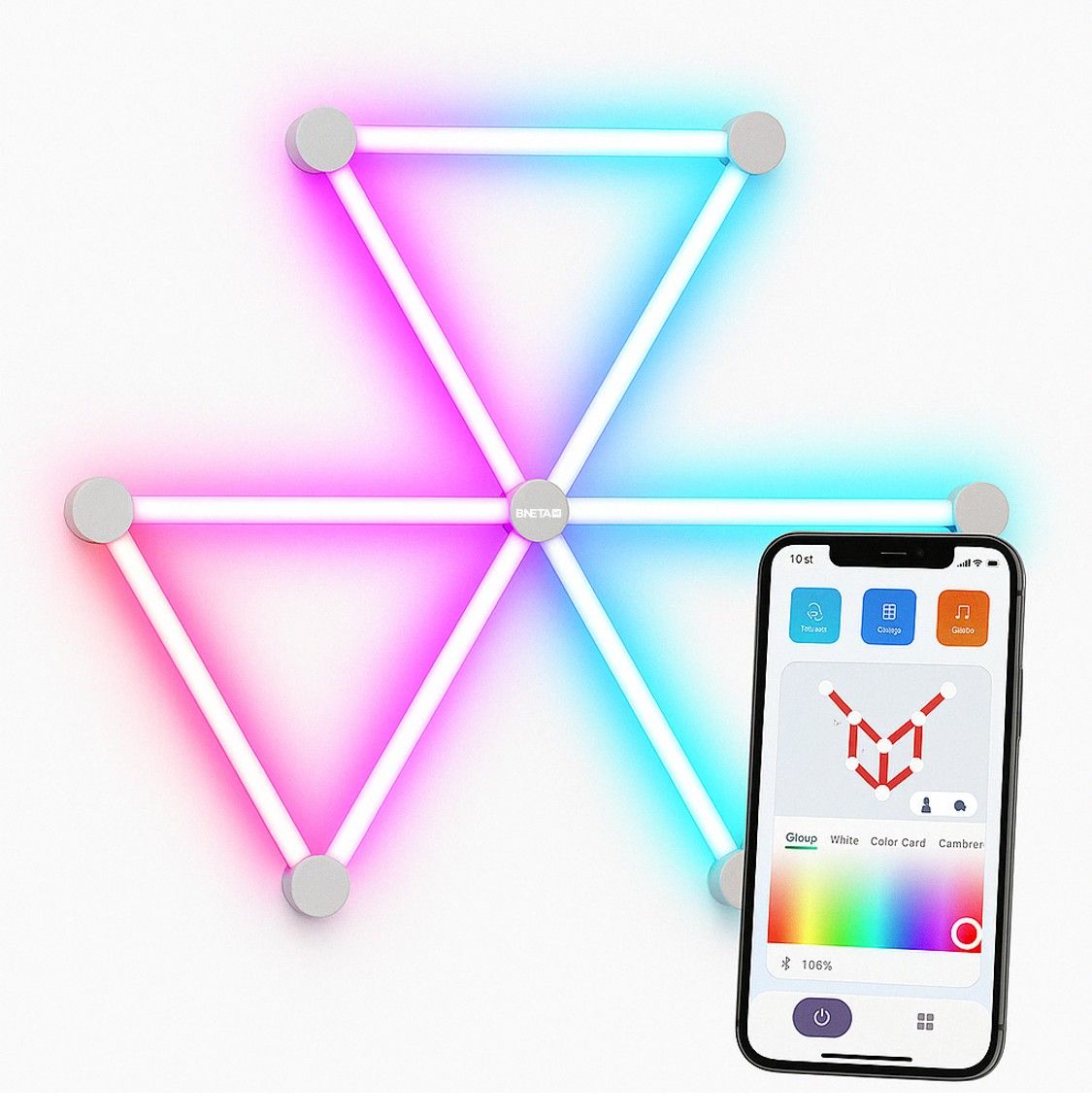 BNETA IoT ST64 Smart Constellation Connect RGB Light WiFi Music Sync ...