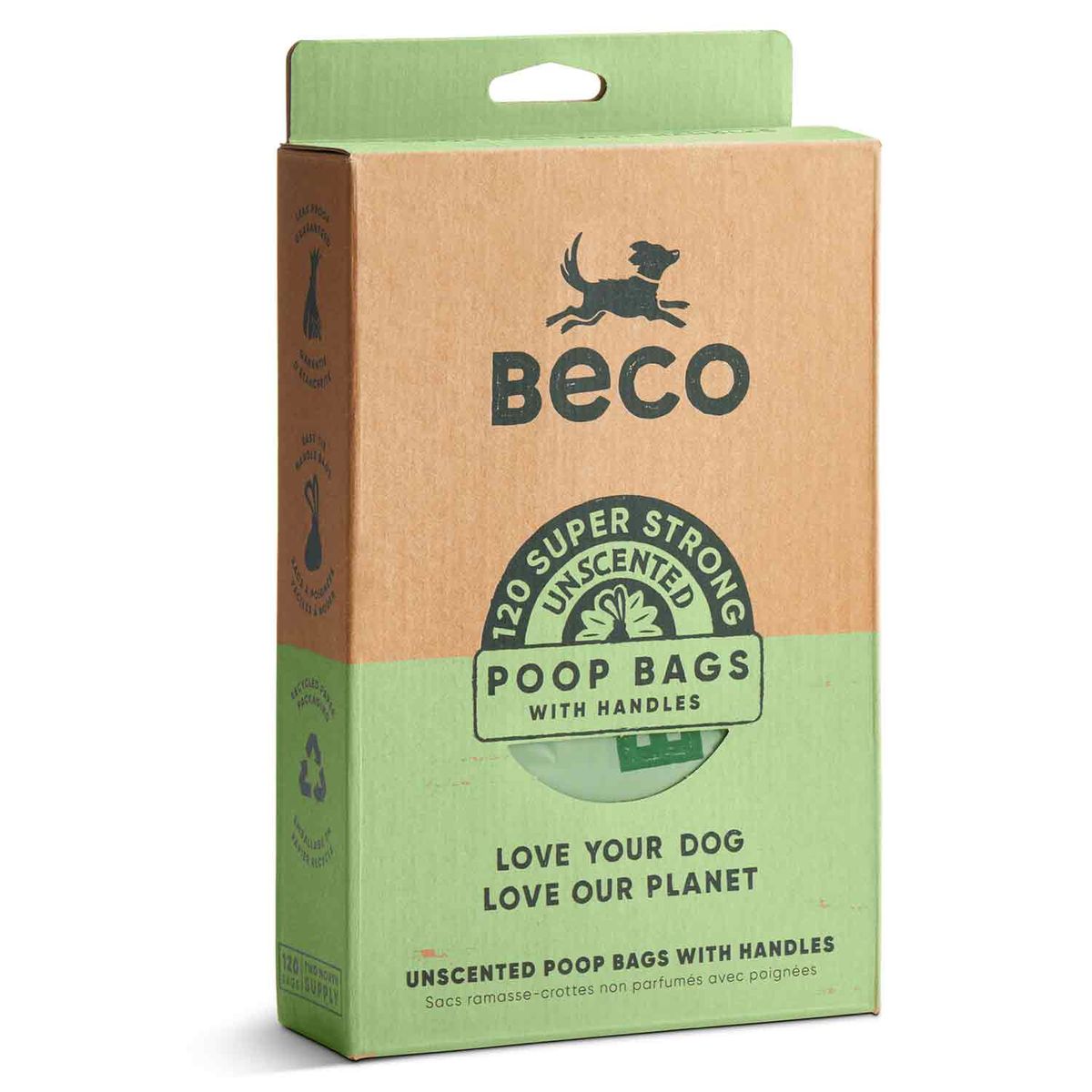 BECO - Poop Bags Unscented with Handles (120 Bags) | Shop Today. Get it ...
