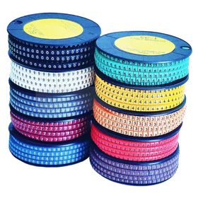 Tool DIY 500pc Mini Wire Cable Insulated Label Marker Tags Set of 10 ...