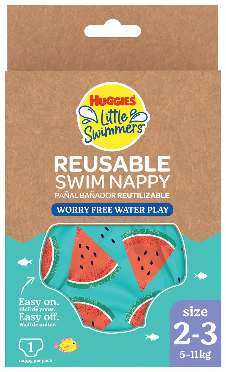 Huggies Little Swimmers Reusable Swim Nappy Size 2 3 5 11kg Shop