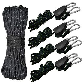 Camping Pulley Carabiner Rope Clip Hanger Set | Shop Today. Get it ...
