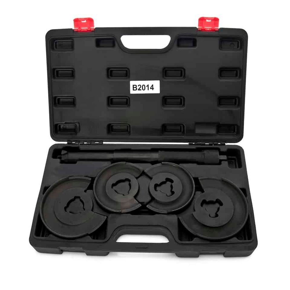 5 pcs Coil Spring Compressor Telescopic Repair Tool Kit (Mercedes Benz ...