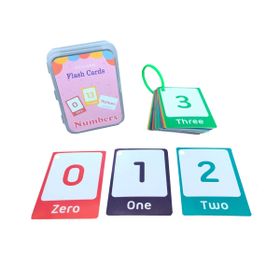 Kids Flash Cards Learn English Word Cognitive Educational Toys Numbers ...