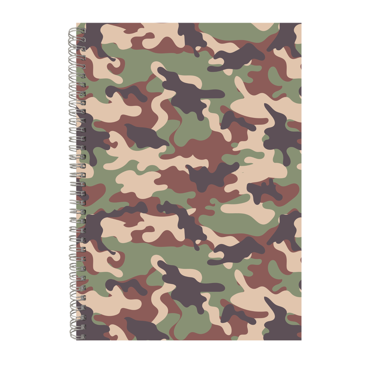 Red Green Camo A4 Notebook Pad for Lovers Trendy Graphic Design Present ...