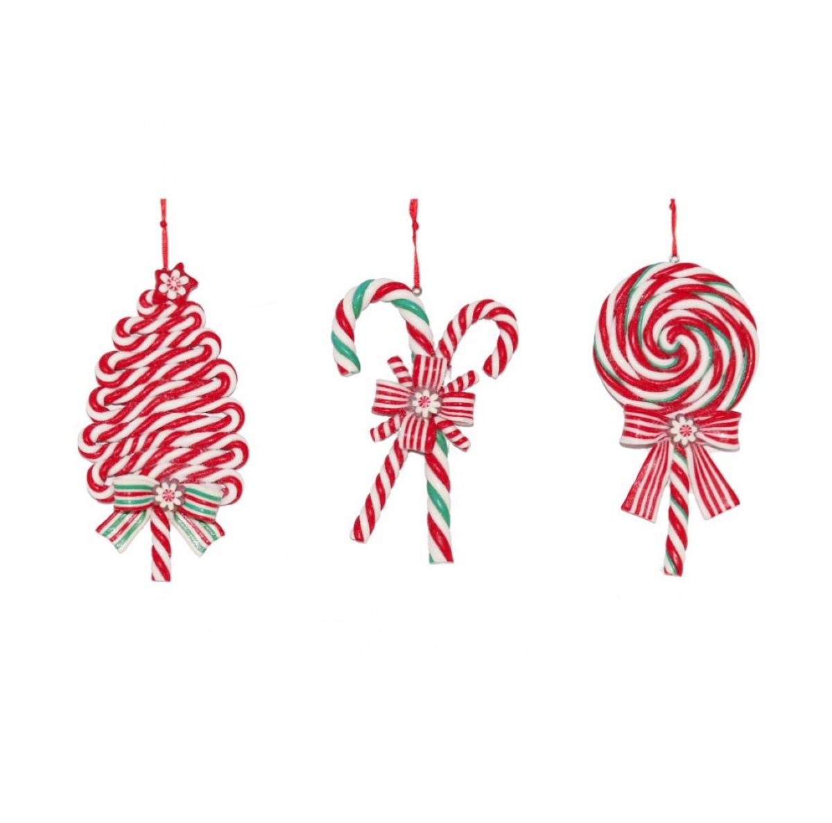 Christmas Candy Sticks Ornaments Set Of 3 | Shop Today. Get it Tomorrow ...