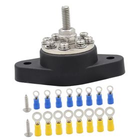 1set Electrical Bus Bar Terminal Block Junction Posts and Connectors ...