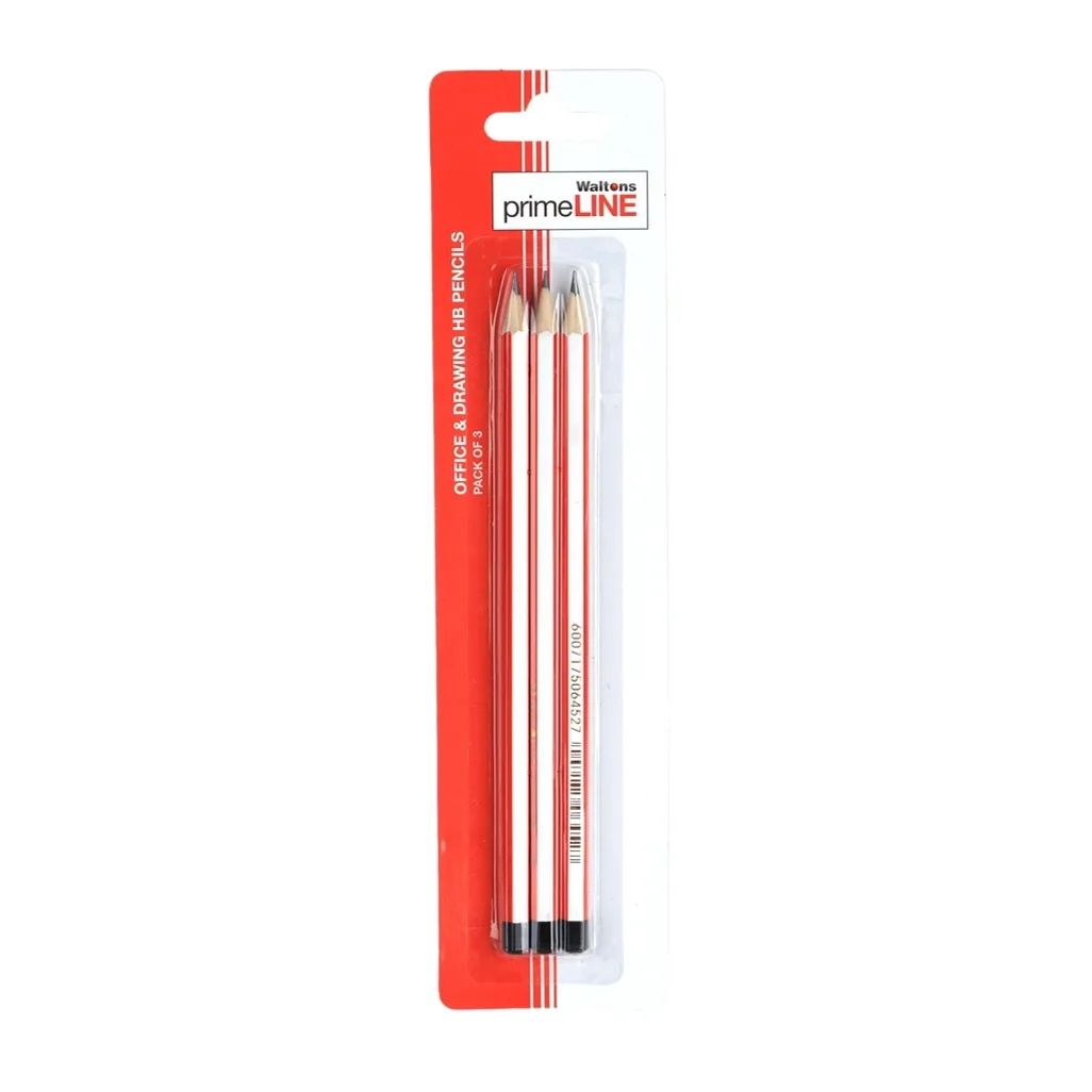 PrimeLine Pencil HB Carded (Set of 3) x6 | Shop Today. Get it Tomorrow ...