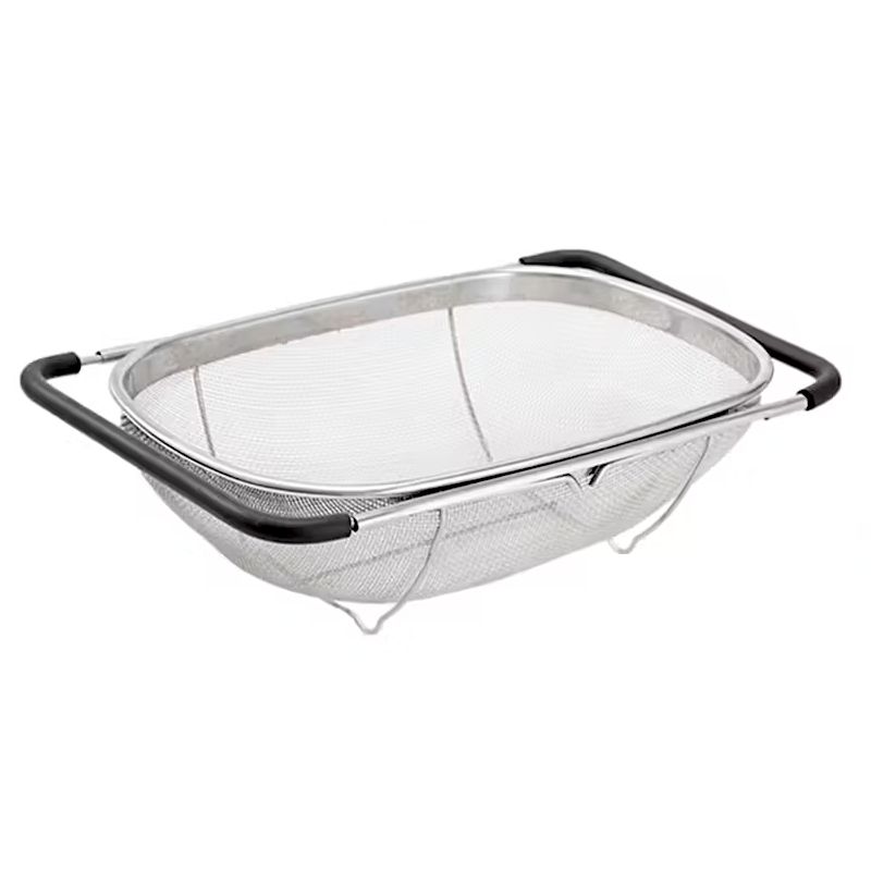 Elegant Over The Sink Vegetable Fruit Strainers With Extendable Handles ...