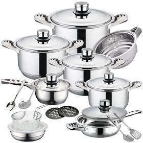 Set of 23 - 11 Layers Hot Sell Stainless Steel German style Cookware ...