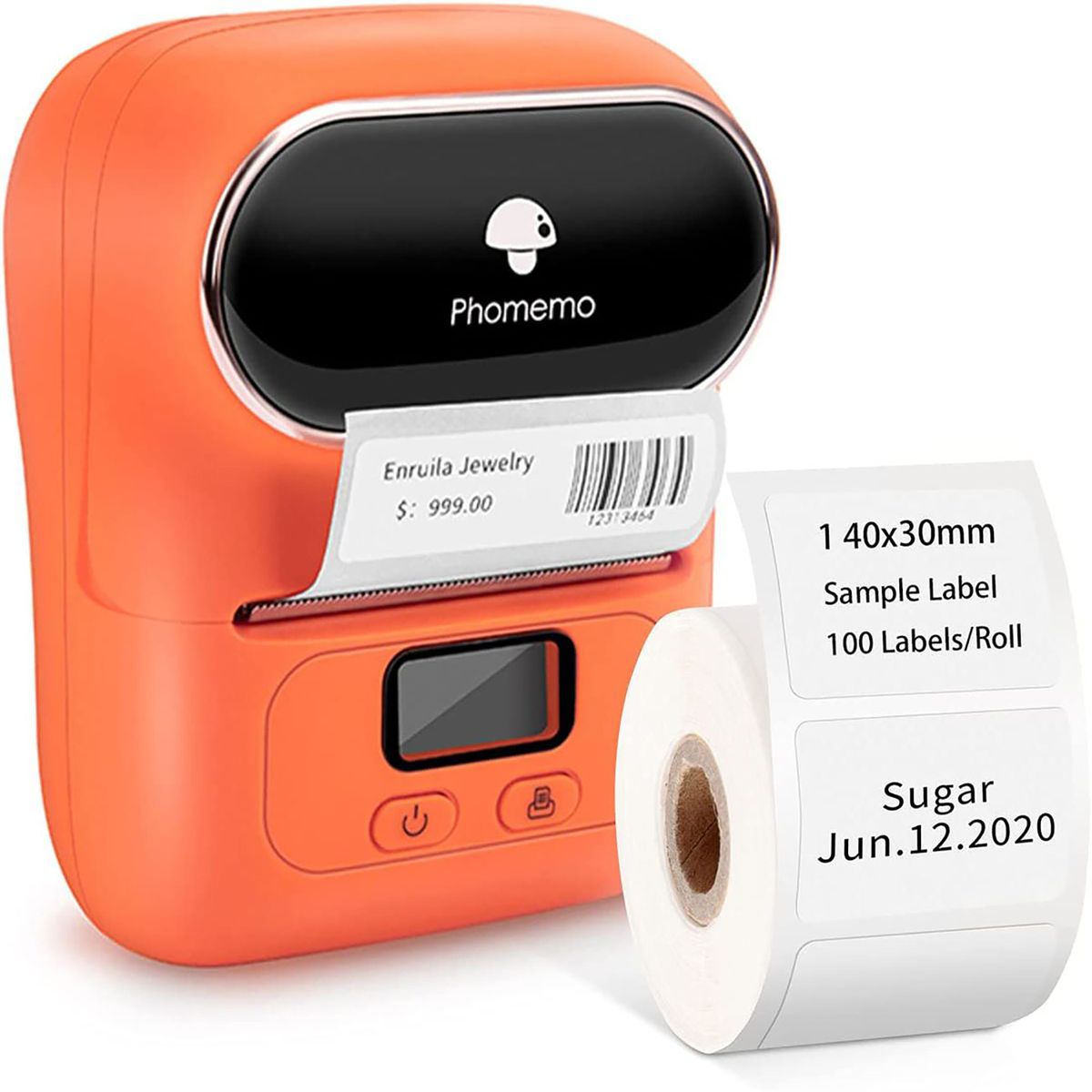 Phomemo M110 Label Maker- Portable Mini Bluetooth Thermal Label Printer ...