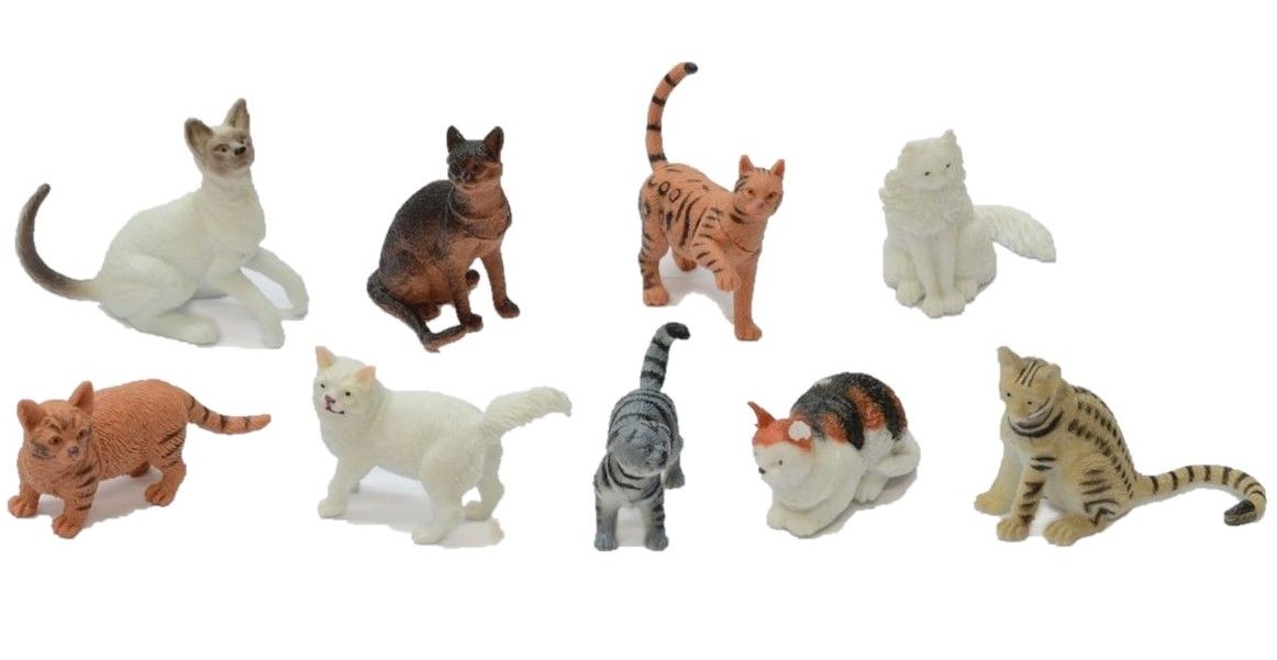 PETERKIN Assorted Cats in a Set 9 pieces | Shop Today. Get it Tomorrow ...