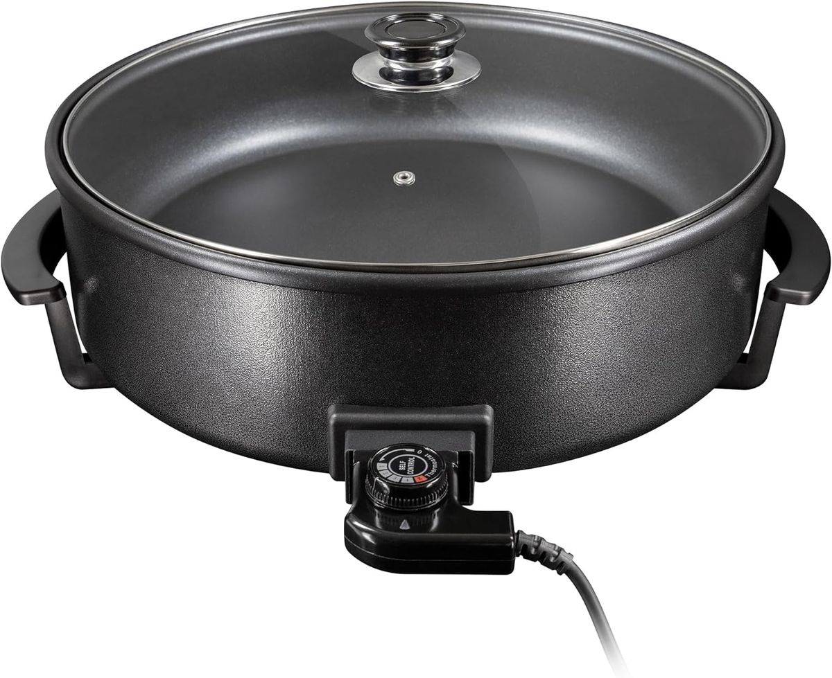 1500W Electric pizza pan party pot 42cm/grill pan/electric pizza oven ...