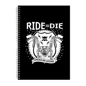 Ride Or Die Notebook Biker Gift Idea A4 Notepad 132 | Shop Today. Get ...
