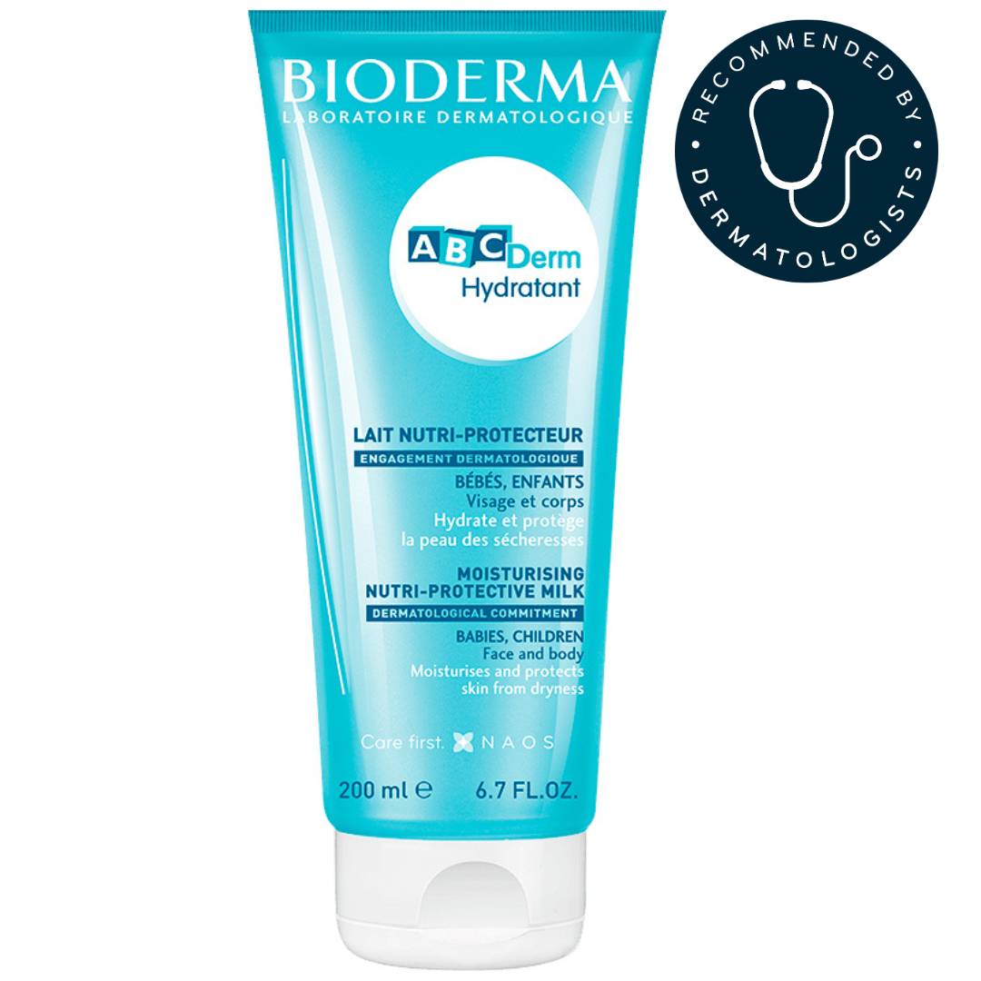 BIODERMA ABCDerm Moisturizing Milk Baby Face & Body Lotion for babies ...