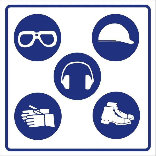5 In 1 PPE Sign 440x440 | Shop Today. Get it Tomorrow! | takealot.com