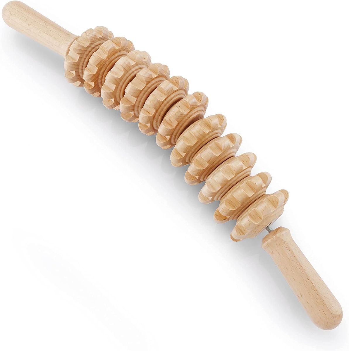 Wood Massager Roller Handheld Massage Trigger Point Muscle Release ...