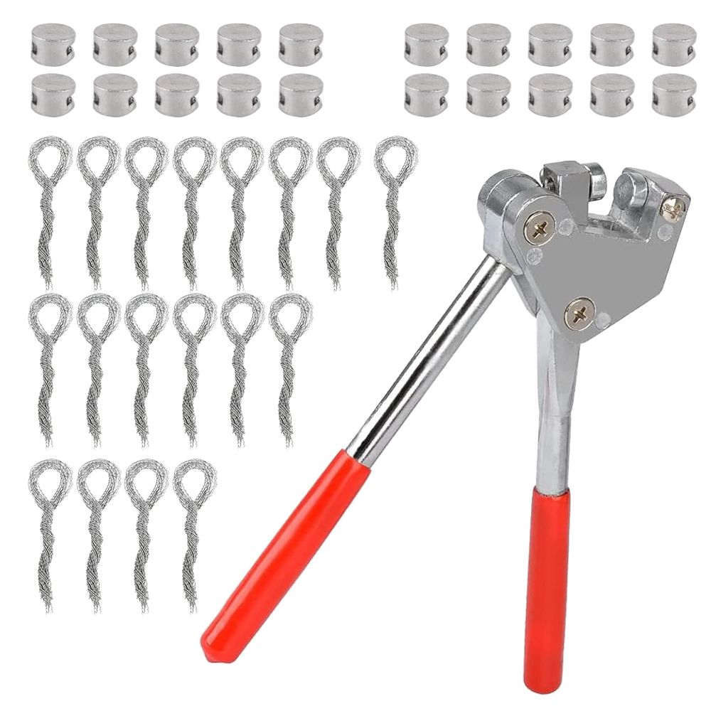 Tool Crimping Sealing Pliers with Lead Seals & Sealing Wire Set of 41 ...