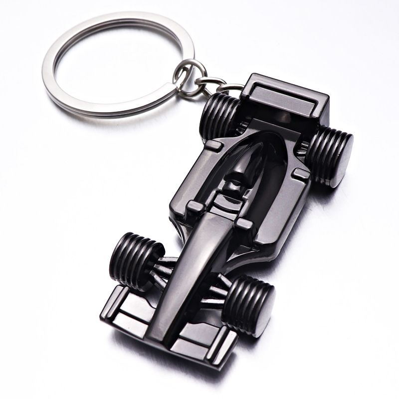 Black Metal Formula1 Styled Car Keychain For Car And F1 Enthusiasts ...