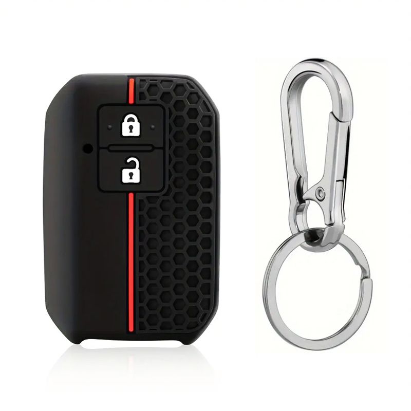 Silicone Car Key Remote Cover for Suzuki Swift 2 Buttons Remote w/ Key ...