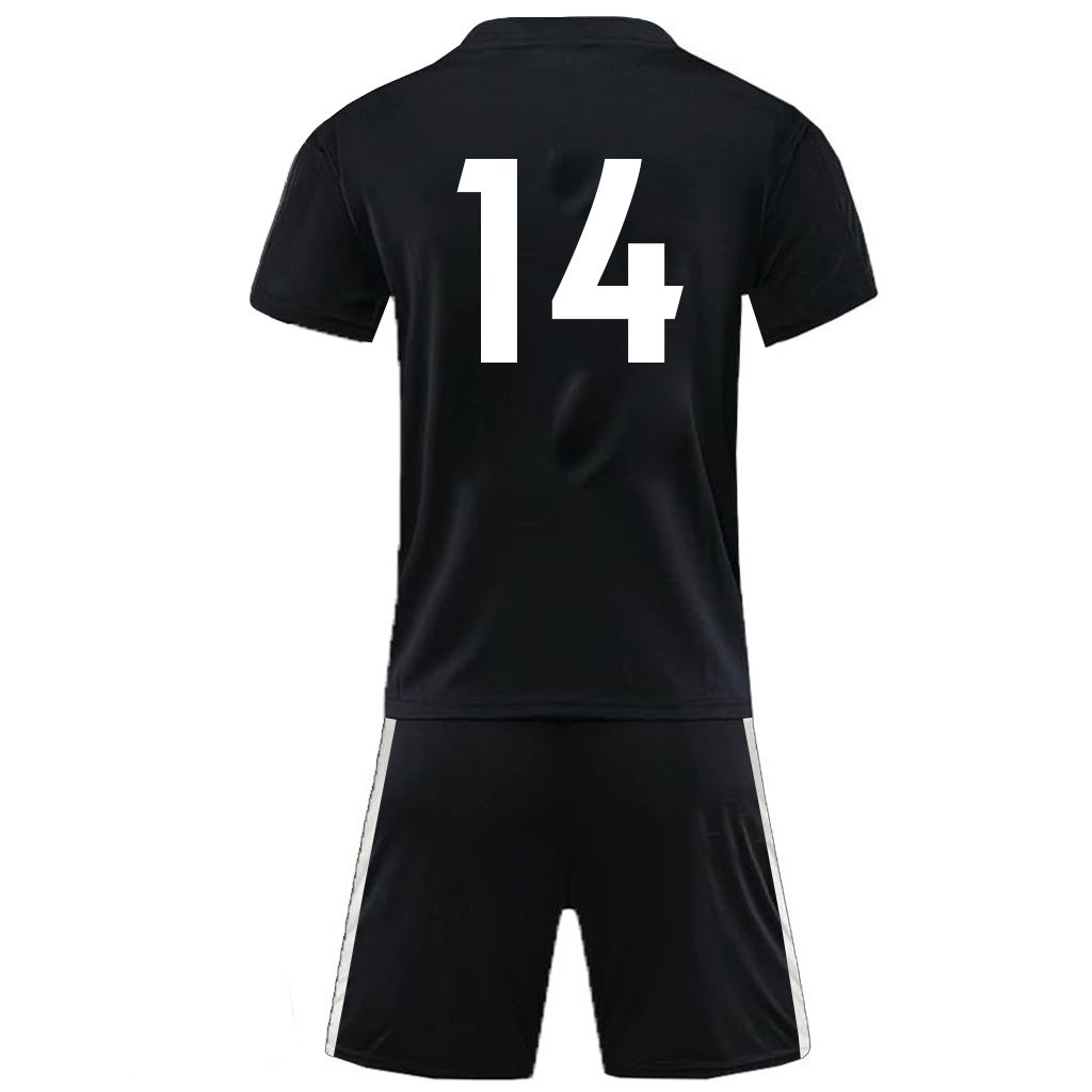 Bufftee Individual Junior Soccer Kit - Number 14 Winger Jersey & Shorts ...