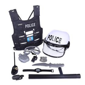 Kid's Police Role Play Toy Set Badge for Halloween Parties Carnival ...