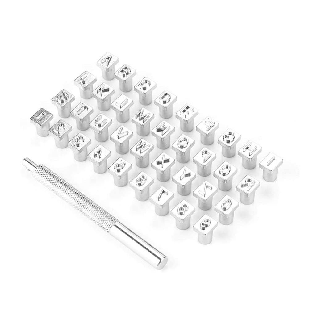 1 Box of 36 Letter and Number Stamp Sets, for Metal and Wood 6MM | Shop ...