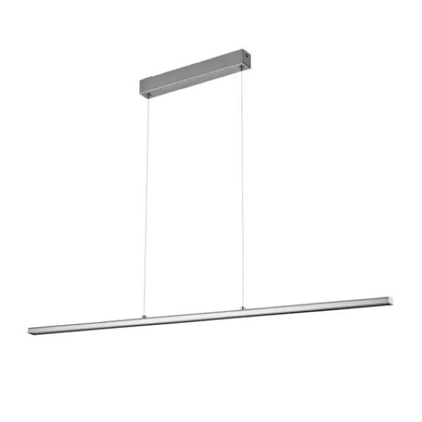 Pendant Light Led 2190lm 3000k 90cm Metal Matt Chrome Inspire Fonda ...