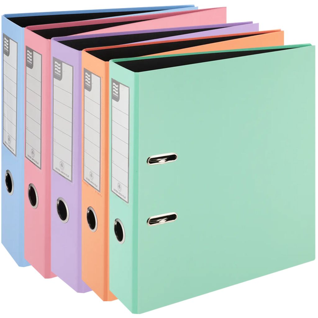 Donau Lever Arch File, Pastel Collection (Pack of 5) | Shop Today. Get ...