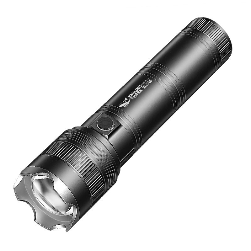 Smiling Shark 8400 Lumens LED Torch Rechargeable Flashlight Lighting ...