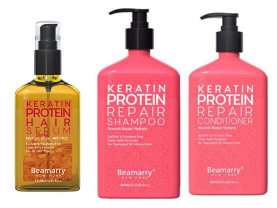 Beamarry Keratin Protein Repair Set & Hair Serum | Shop Today. Get it ...