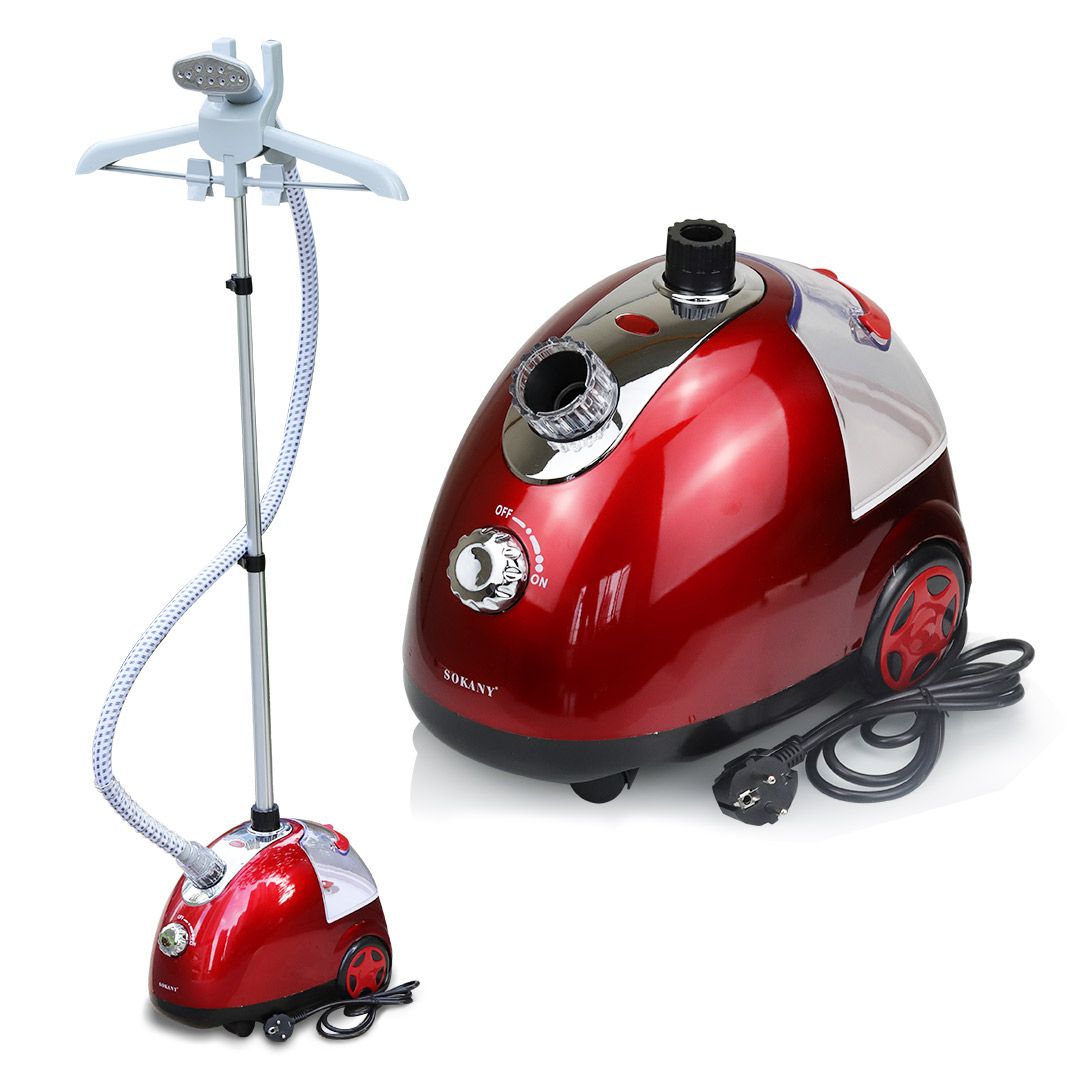 Sokany Steam Handheld Ironing Machine For All Seasons Garment Red