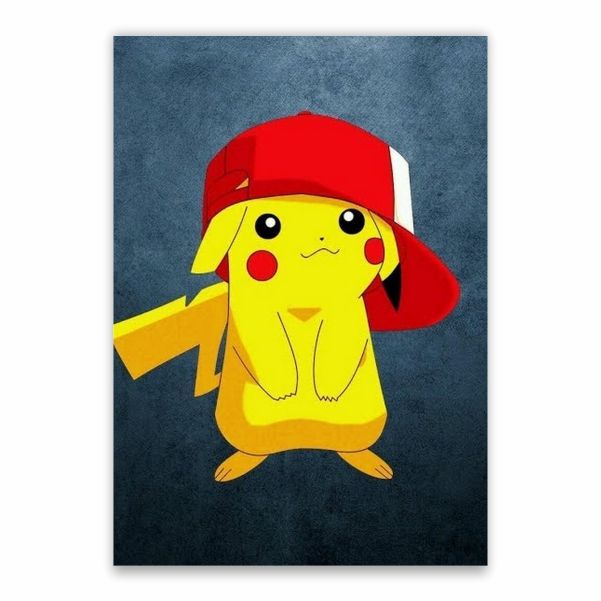 Pikachu Cartoon - A1 Poster | Shop Today. Get it Tomorrow! | takealot.com