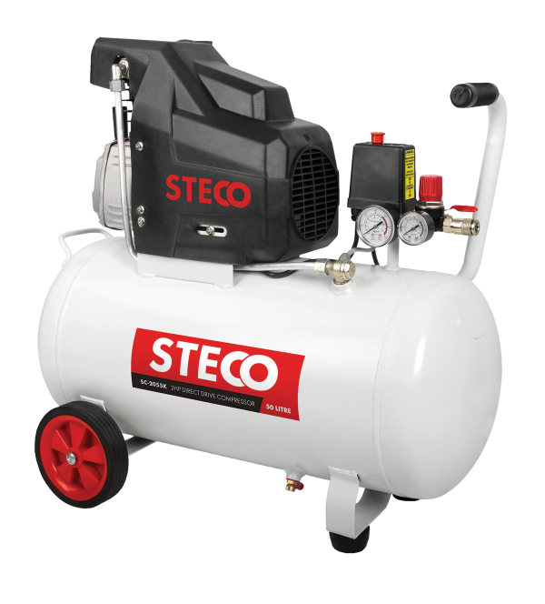 Steco Sc-2055k - 50l Air Compressor 2hp - 5pcs Kit | Shop Today. Get it ...