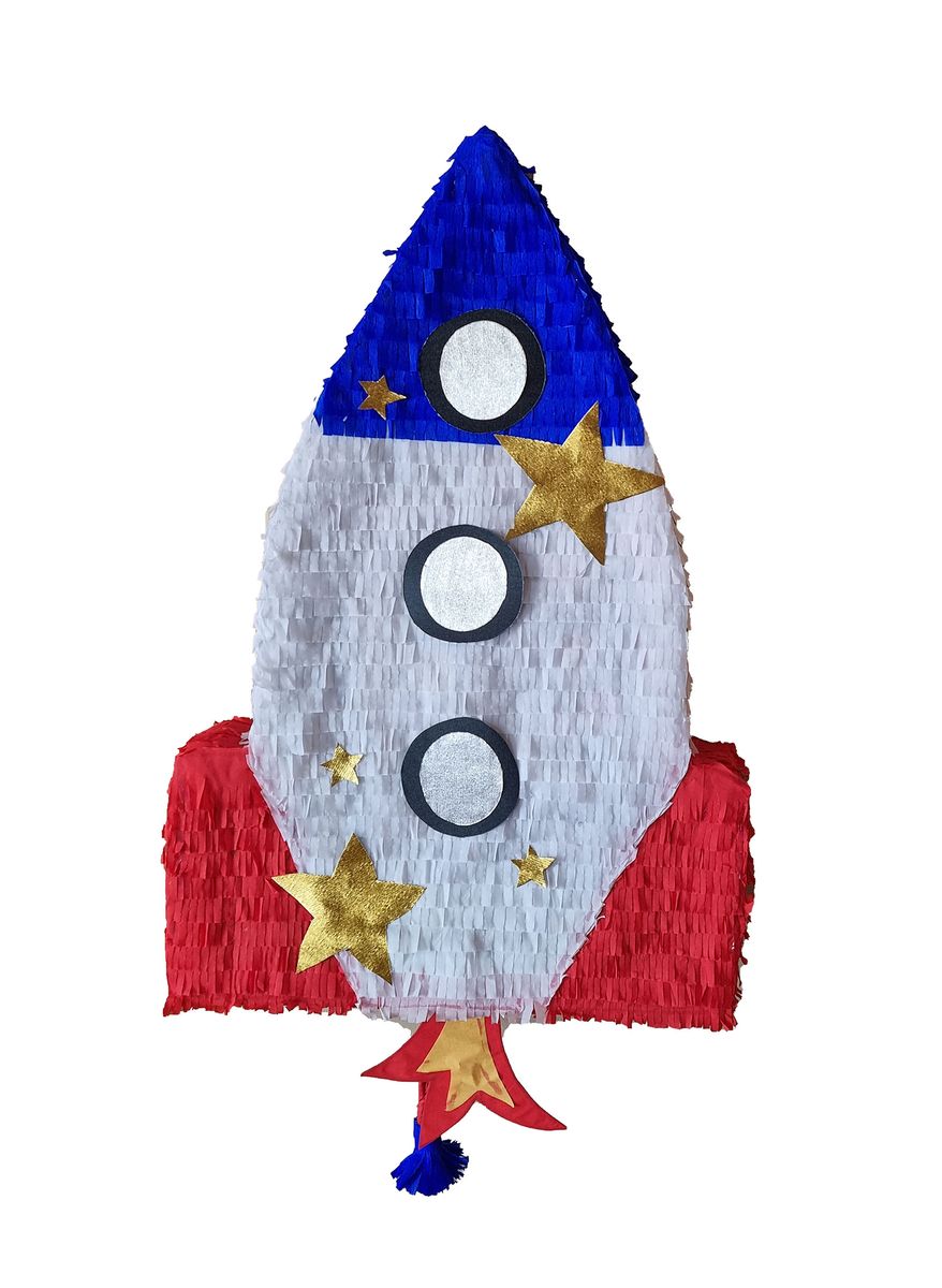 White, Blue & Red Rocket Pinata | Shop Today. Get it Tomorrow ...
