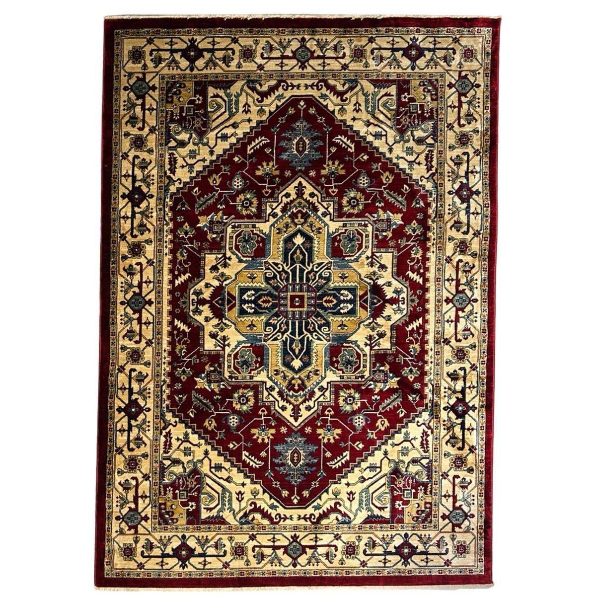 230 x 160cm - Beautiful Persian Heriz Style Area Rug / Carpet | Shop ...