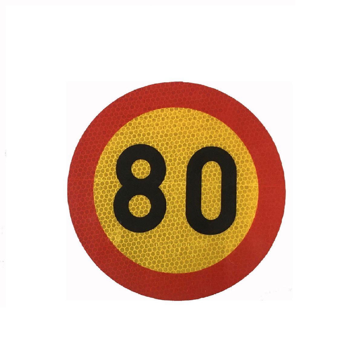 Reflective Speed Limit Decal / Sticker 80 km/h | Shop Today. Get it ...