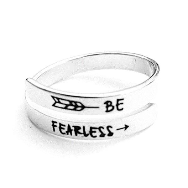 Unisex Stainless Steel Bands Ring - Adjustable - Be fearless | Shop ...
